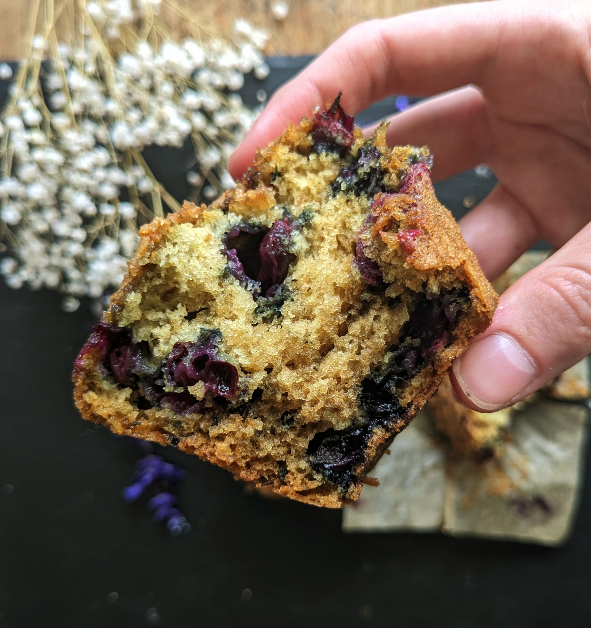Vegan Blueberry Swirl Muffins – butterflybakeryblog